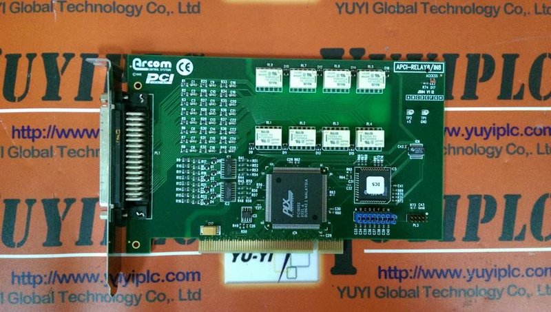 ARCOM CONTROL SYSTEMS APCI-RELAY8/IN8 PCI-BUS I/O CARD - 裕益科技自動化設備可程式編碼器PLC分散式控制系統DCS